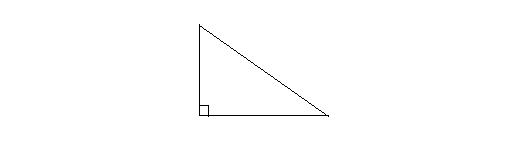 Blank Right Triangle